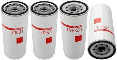 Amazon.com: D13 Oil/Fuel Filter Kit Compatible with Volvo D12 Oil ...