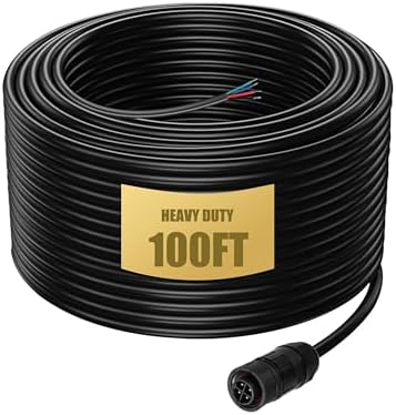 Amazon.com : Goldlife 4 Way Pool Light Wire (100 Feet) with 4-Pin M16 ...
