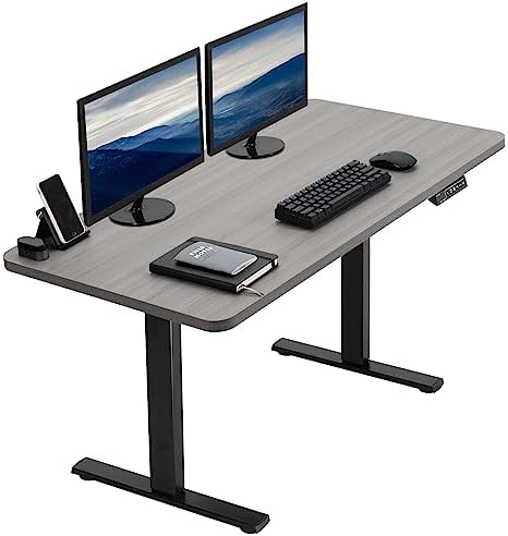 Amazon.com: VIVO Electric Height Adjustable 60 x 24 inch Memory Stand ...