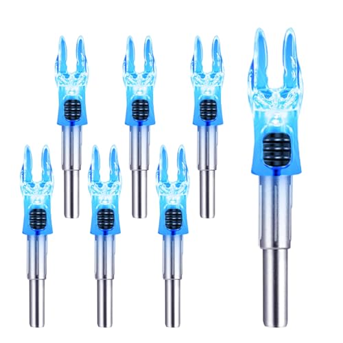 Snapklik.com : DEEPOWER S Lighted Nocks For Arrows .244/6.2mm 6/12 Pack ...