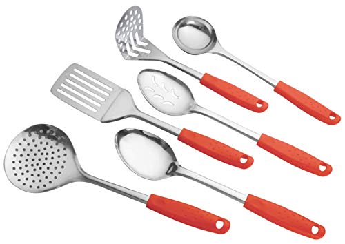 Buy Elegante' Plastic Handle Kitchen Tools Set (Pack of 6) Online at ...