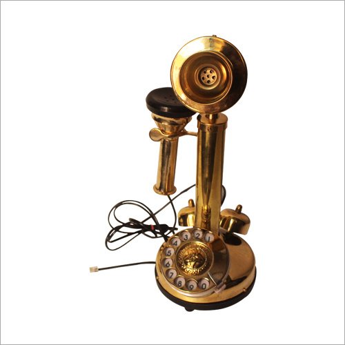 Home Decorative Vintage Brass Bell Candle Stand Telephone : Amazon.in ...