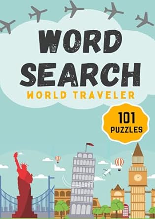 Amazon.com: Word Search - World Traveler Edition – 101 Puzzles about ...