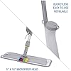Amazon.com: Boardwalk Bucketless Microfiber Mop System, 5 x 18 Blue ...