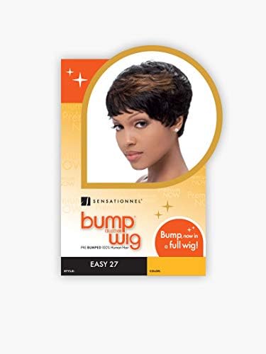 Amazon.com : Sensationnel Human Hair Bump Collection Wig?EASY?27?- M34 ...