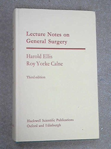 Lecture notes on general surgery: Ellis, Harold: 9780632070701: Amazon ...