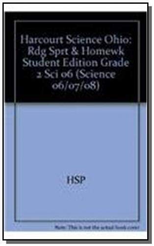 Science, Grade 2 Reading Support & Homework: Harcourt School Publishers ...