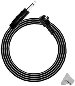 Amazon.com : Fomito Flash Sync Cable 3m - 3.5mm Plug to Male PC Studio ...