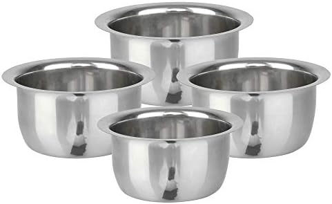 Buy KCL Stainless Steel - Ekonomica Tope Cookware Set | Flat Bottom ...