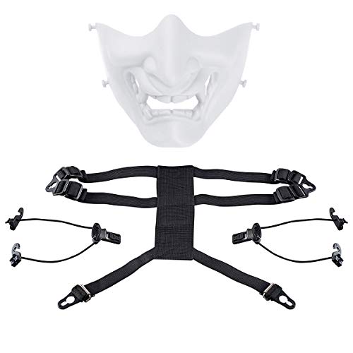 Snapklik.com : Aoutacc Airsoft Half Face Masks, Evil Demon Monster ...