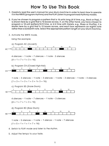 Snapklik.com : Various Authors 260 Drum Machine Patterns Percussion ...