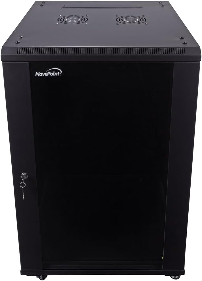 NavePoint 18U Server Cabinet Wall Mount Rack Nepal | Ubuy