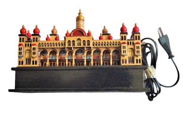 Buy Mysore Palace 3D Model with Lights Decorative Showpiece - (Wood ...