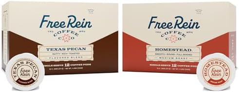 Amazon.com: Free Rein Coffee Company Coffee Pods – Smooth & Balanced ...