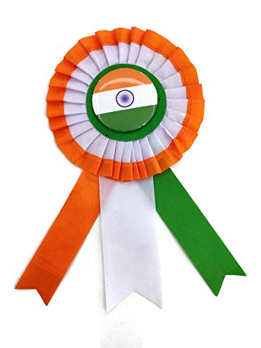 Altrona Tricolor India Flag Cloth Badge/Tricolor Badge/Brooch Badge for ...