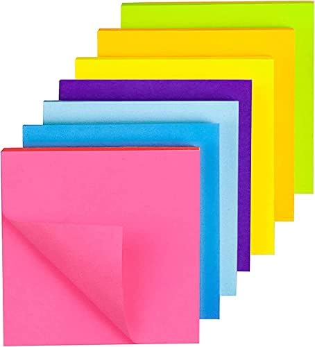 Amazon.com : Big Sticky Pads 11 x 11 Inch Jumbo Sticky Pads Bright ...