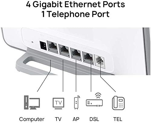 HUAWEI B535-235 Unlocked CAT 7 300mbps 4G/LTE Home/Office Router with ...