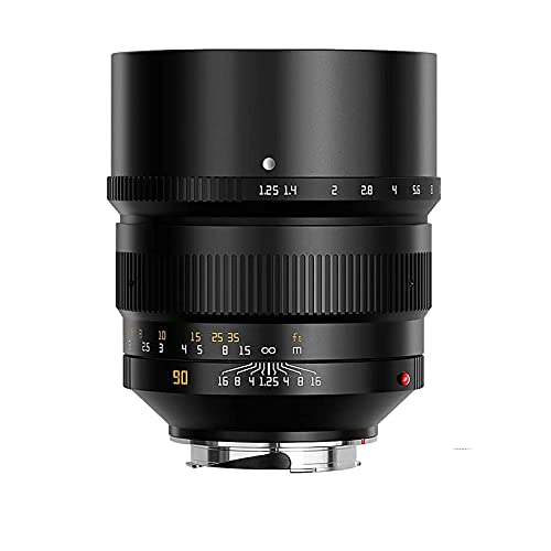 TTArtisan 90mm F1.25 Full Frame Large Aperture Manual Focus Portrait ...