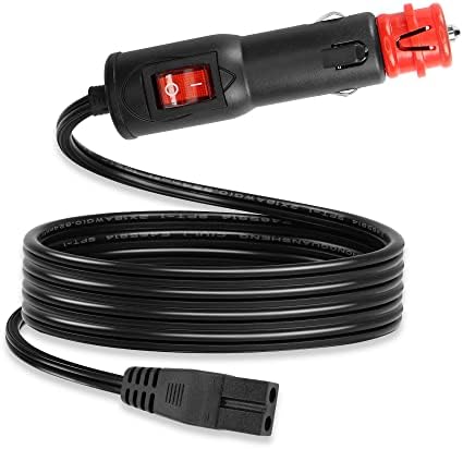 Amazon.com: PNGKNYOCN 12V Car Fridge Extension Power Cable, 18AWG with ...