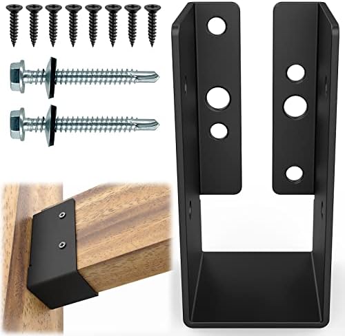 Amazon.com: 12 PCS Concealed Joist Hanger,2" x 4"Outdoor Concealed ...