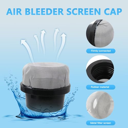 BGEHHCY 4 Pcs Stainless Steel Screen Filter Cap Replacement Parts for ...