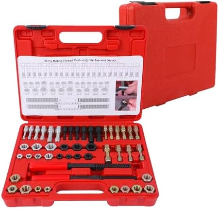 VKALTUL 48PCS Thread Chaser Set, Thread Chasers Includes 24 Rethreading ...