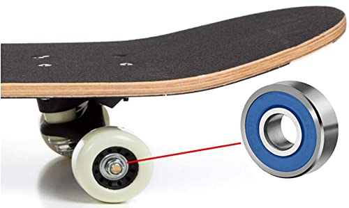 608ZZ 608 ZZ 608 ZZ ABEC 9 voor skateboard, scooter, inline skates ...