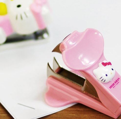 Hello Kitty Staple Remover Pink Kid Cute Baby Girl Gift Stapler Desk ...