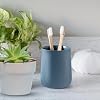 Amazon.com: Yew Design Matte Blue Toothbrush and Toothpaste Holder and ...