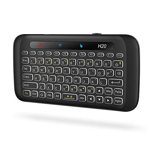 Docooler Mini Keyboard, 2.4GHz Wireless Keyboard with Integrated Mouse ...