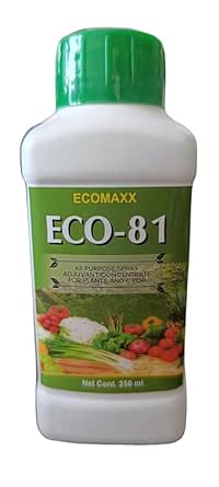 ECOMAXX Eco -81 All Purpose Spray Adjuvant Concentrate for Plants and ...