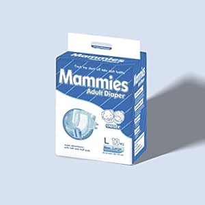 Mammies Diapers for Adults (Large Size), Pack of 10 Pcs : Amazon.in: Health & Personal Care