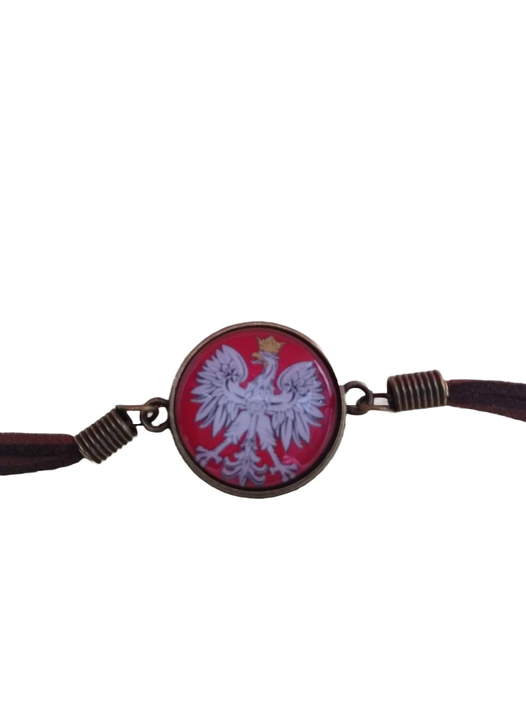 Amazon.com: Polska Leather Bracelet Polish Falcon Polski Orzel Bialy ...