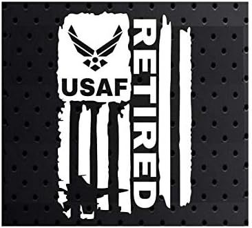 Amazon.com - Edward & Co Sticker United States AIR Force Retired USAF ...