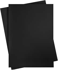 Cardboard, colored, A2 420x600 mm, 180 g, 10 sheets, carbon black ...