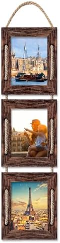 Amazon.com: VMUZEDER 4x6 Wall Hanging Picture Frames Collage with 3 ...