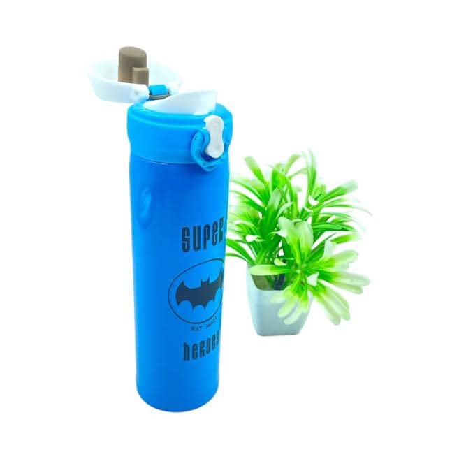 Stainless Steel Super Hero Batman Sipper Round Shape Theme/Water Bottle ...