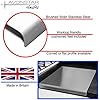 Stainless Steel Worktop Saver (500 x 500 Round Fold) : Amazon.co.uk ...