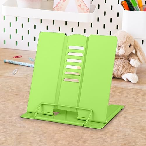 Amazon.com : Honagu Small Book Stand Book Holder Metal Desk Stand for ...