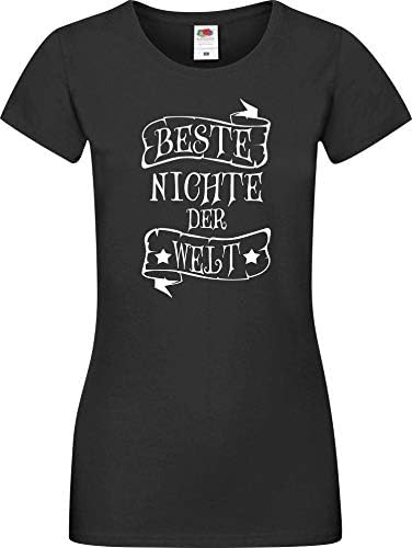 Lady T-Shirt Beste Nichte Der Welt, Familie Dankeschön Geschenk Frauen ...