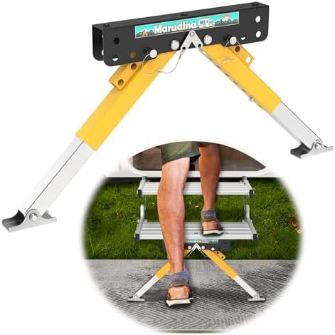 Amazon.com: Lippert Solid Stance RV Step Stabilizer Kit for 5th Wheels ...