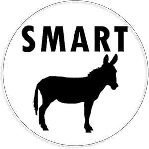 Amazon.com: Smartass Donkey - 100 Pack Circle Stickers 3 Inch - Smart ...