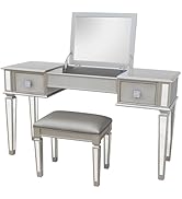 Amazon.com: LPKRPL Floating Makeup Vanity with Drawers - 47" Wall ...
