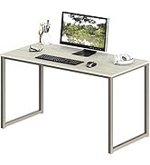 SHW Home Office Computer Desk, Black, 48-Inch (121 cm W x 60 cm D ...