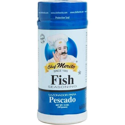Amazon.com : Chef Merito Fish Seasoning Sazonador Para Pescado 14 oz I ...