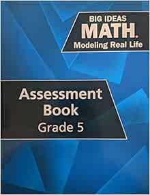Big Ideas Math: Modeling Real Life - Grade 5 Assessment Book, c. 2019 ...
