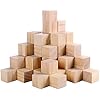 Amazon.com: Fuhaieec 100 Pcs 1 Inch Wood Square Blocks for Puzzle ...