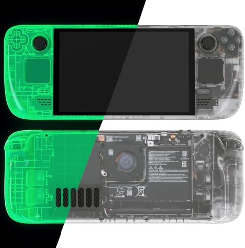 Amazon.com: JSAUX Transparent Back Plate RGB Compatible with Steam Deck ...