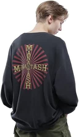 Amazon.co.jp: [マナスタッシュ] CASCADE SWEATSHIRTS CROSS LOGO カスケード スウェット クロス ...