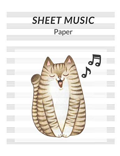Sheet Music Paper: Standard Manuscript Paper for Musicians, Music ...